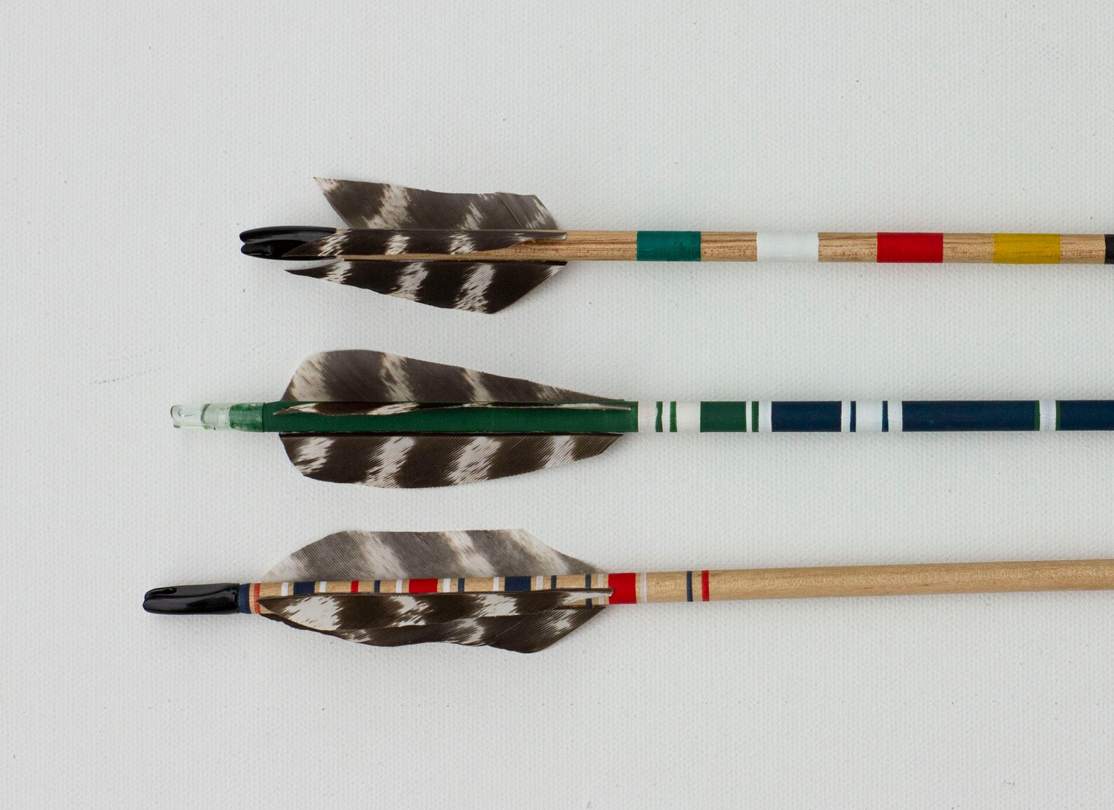 Camp Mini Arrow Set No. 3 -- Three Mini Wooden Arrow -- Hand Painted ...