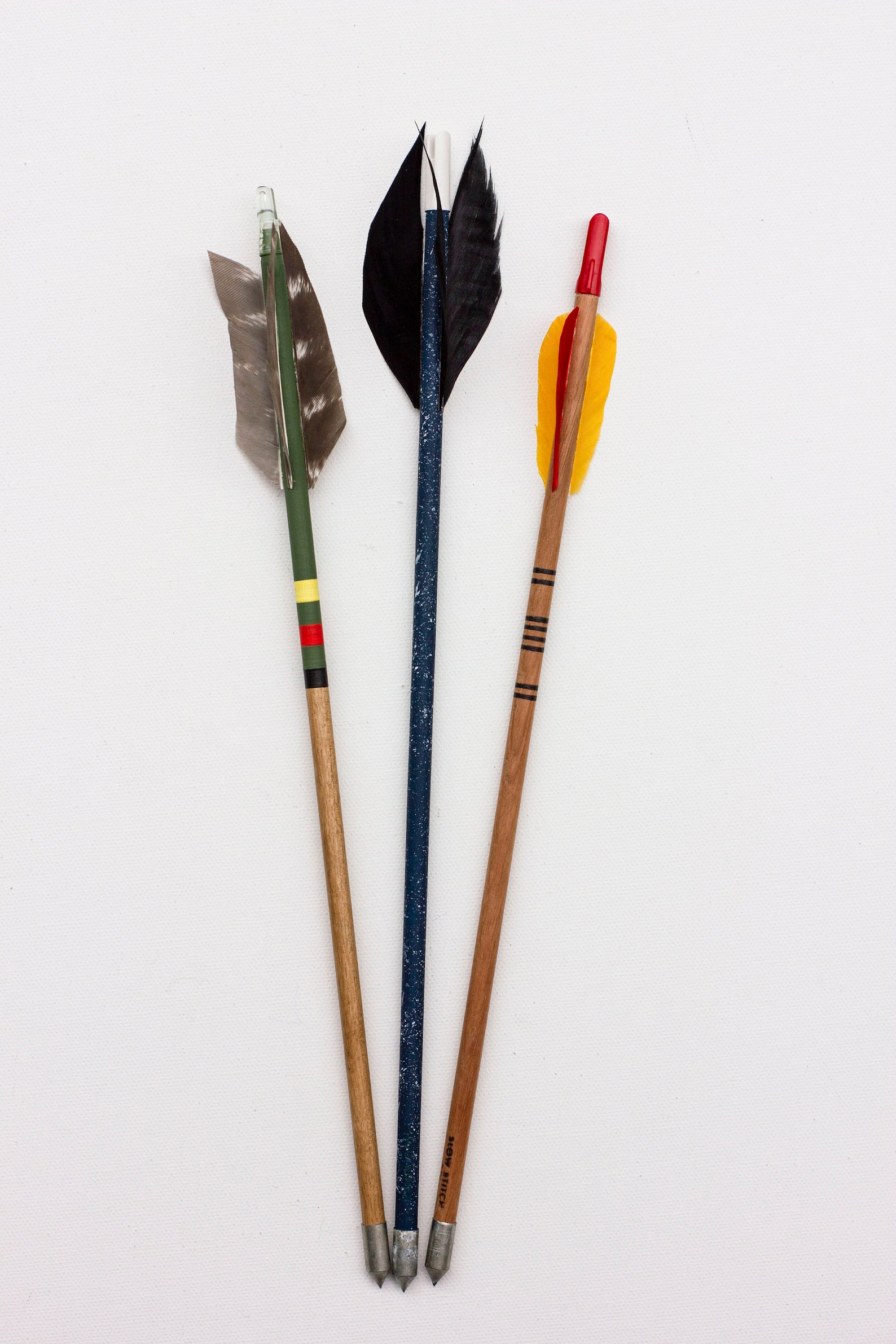 Camp Mini Arrow Set No. 1 Three Mini Wooden Arrow Hand - Etsy