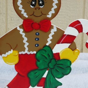 Gingerbread Boy Yard Sign - Etsy