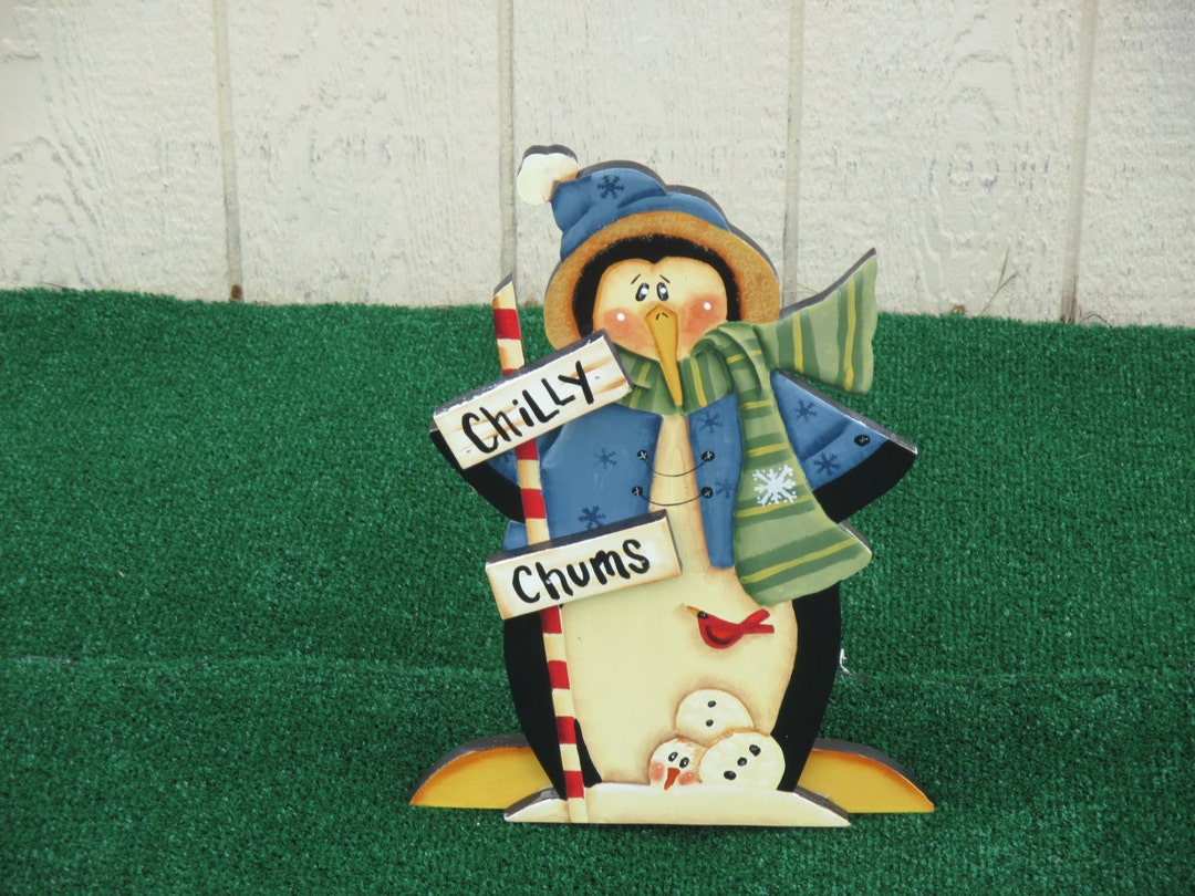 Cute Penguin Yard Sign - Etsy