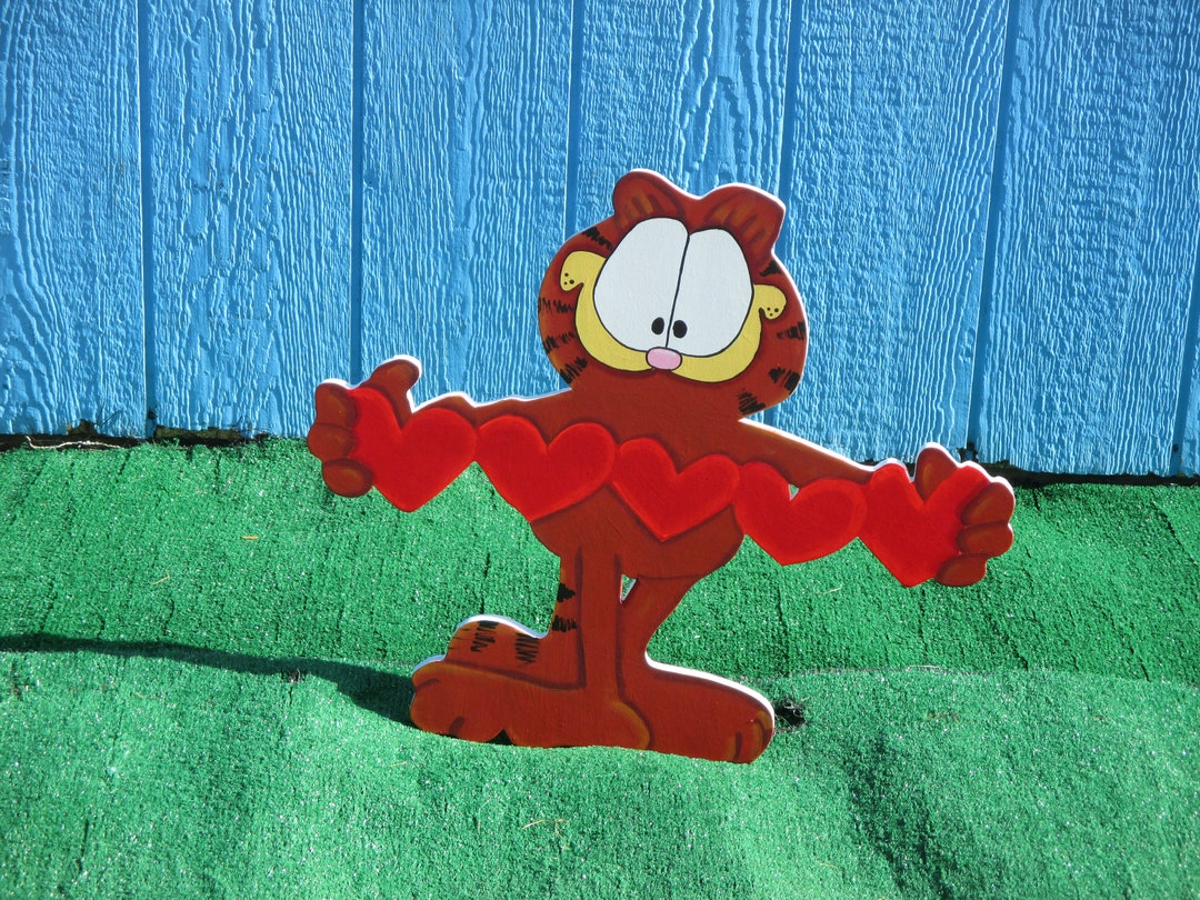 Garfield Valentines Day Yard Sign - Etsy
