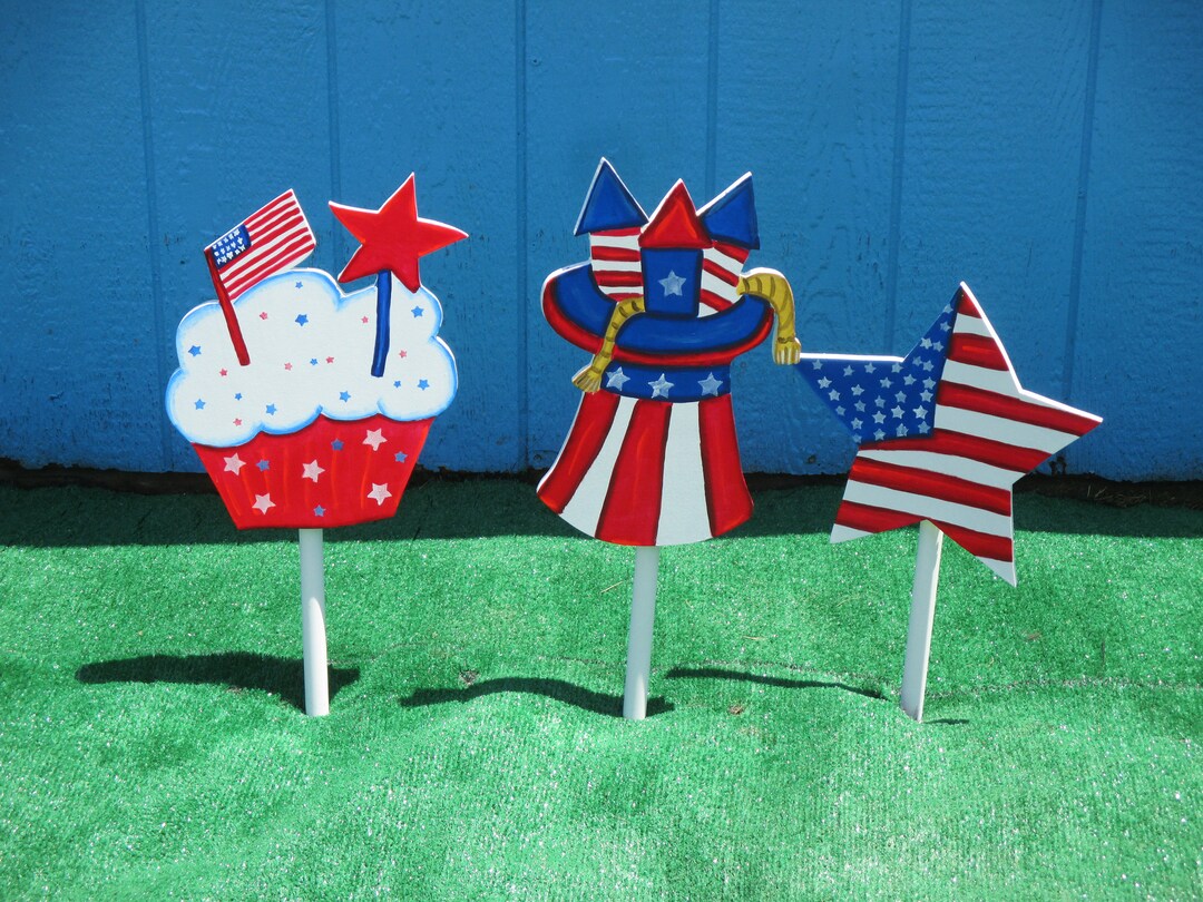Patriotic Small Yard Signs - Etsy