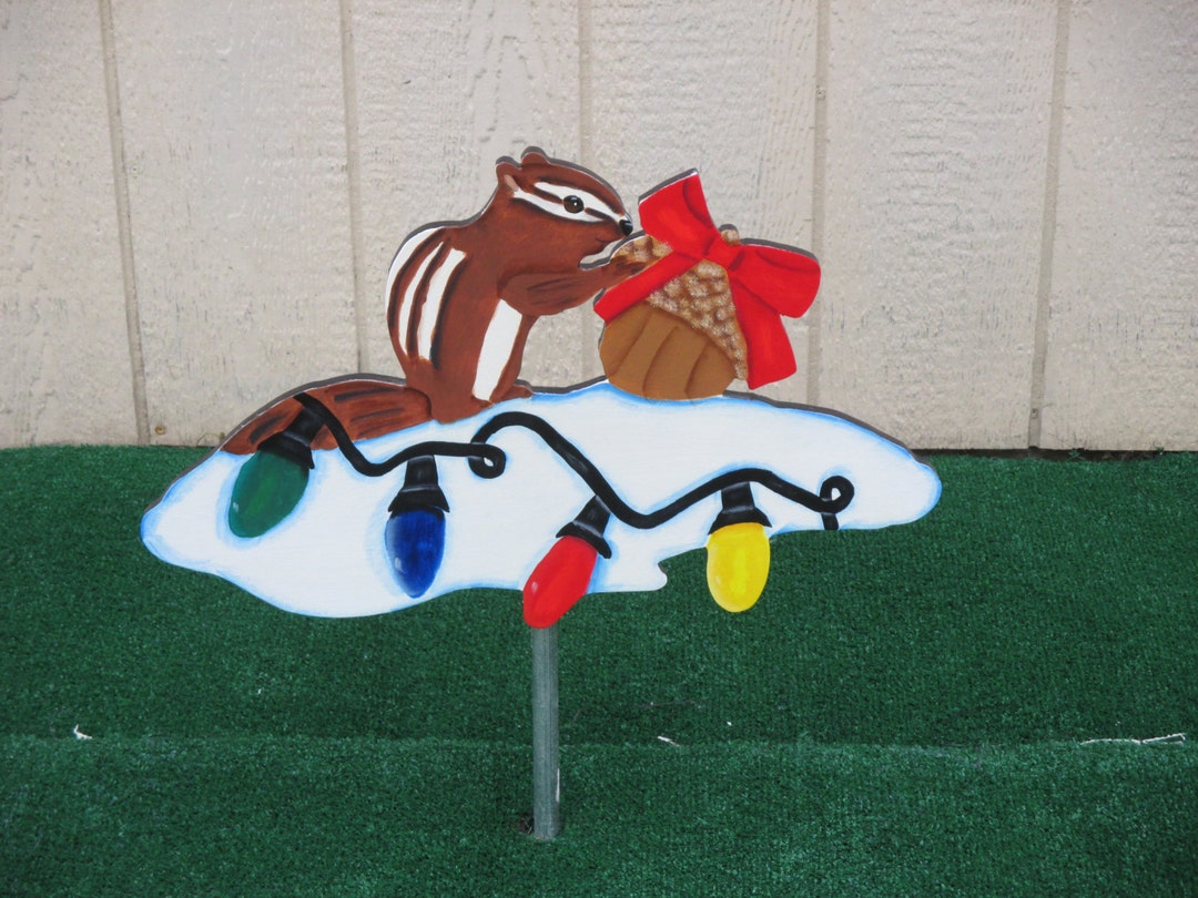 Chipmunk Yard Sign - Etsy