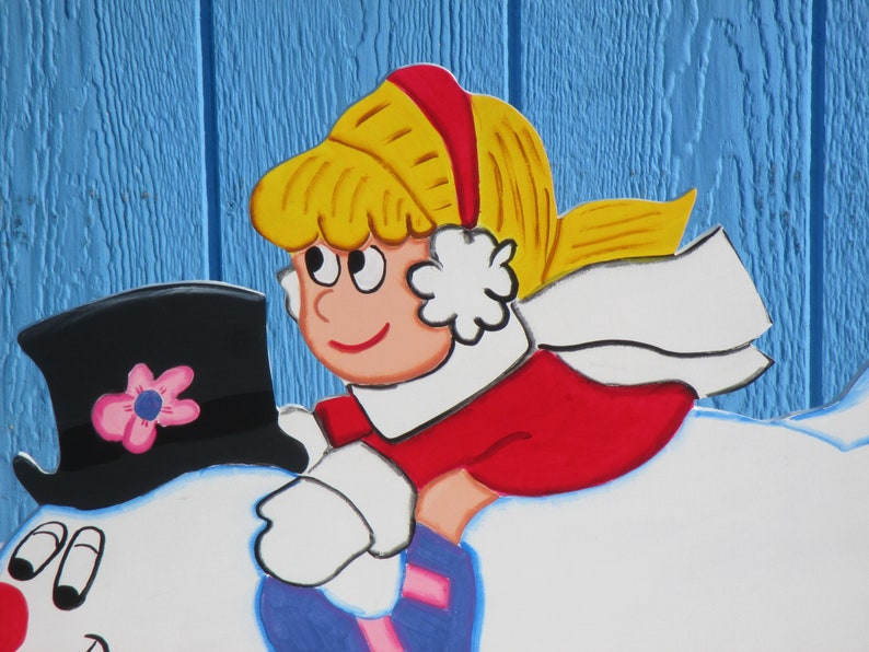 Frosty the Snowman Yard Sign - Etsy