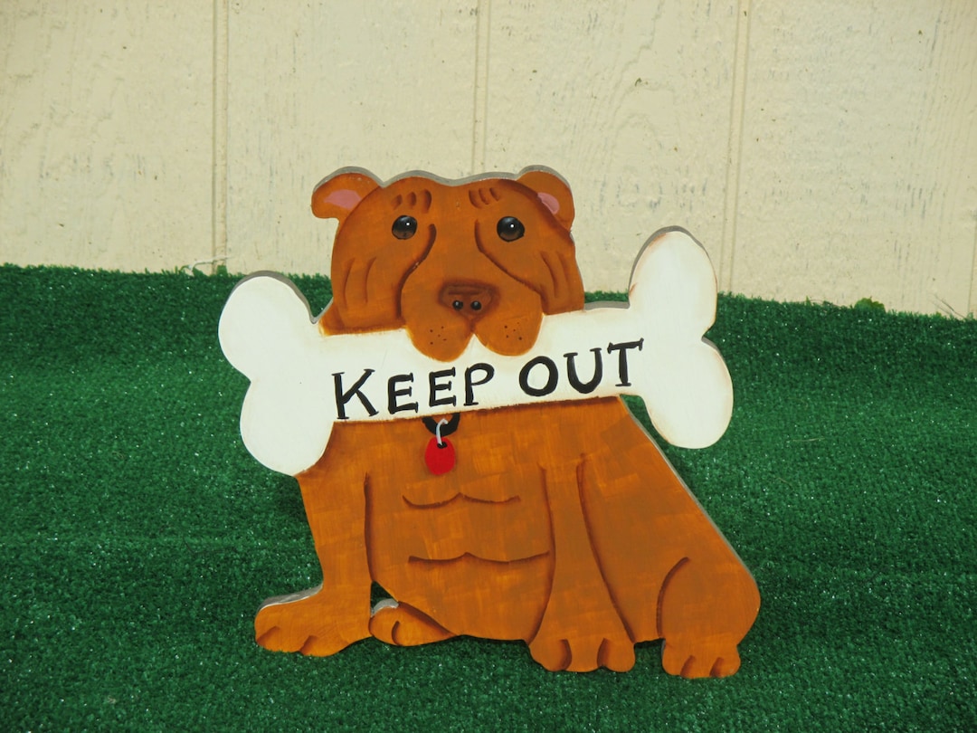 Pit Bull Keep Out Yard Sign - Etsy