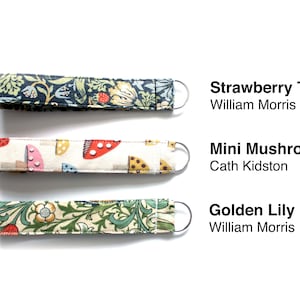 Liberty London, William Morris, Cath Kidston, Key Fob / Wristlet With ...