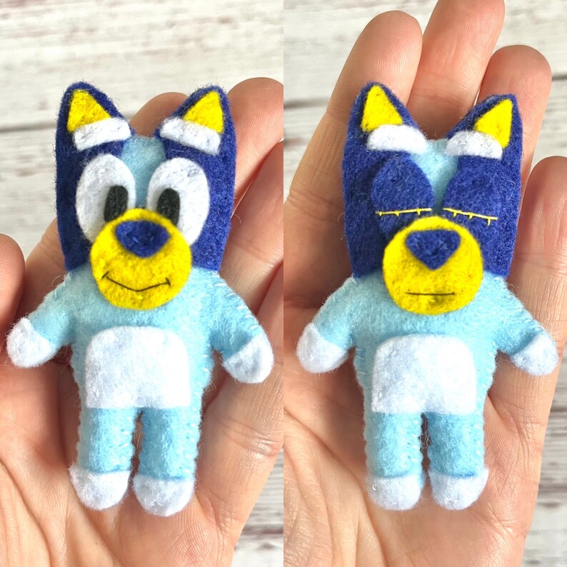 Plush Reversible Felt Bluey-inspired Altoid Tin Play Set With - Etsy