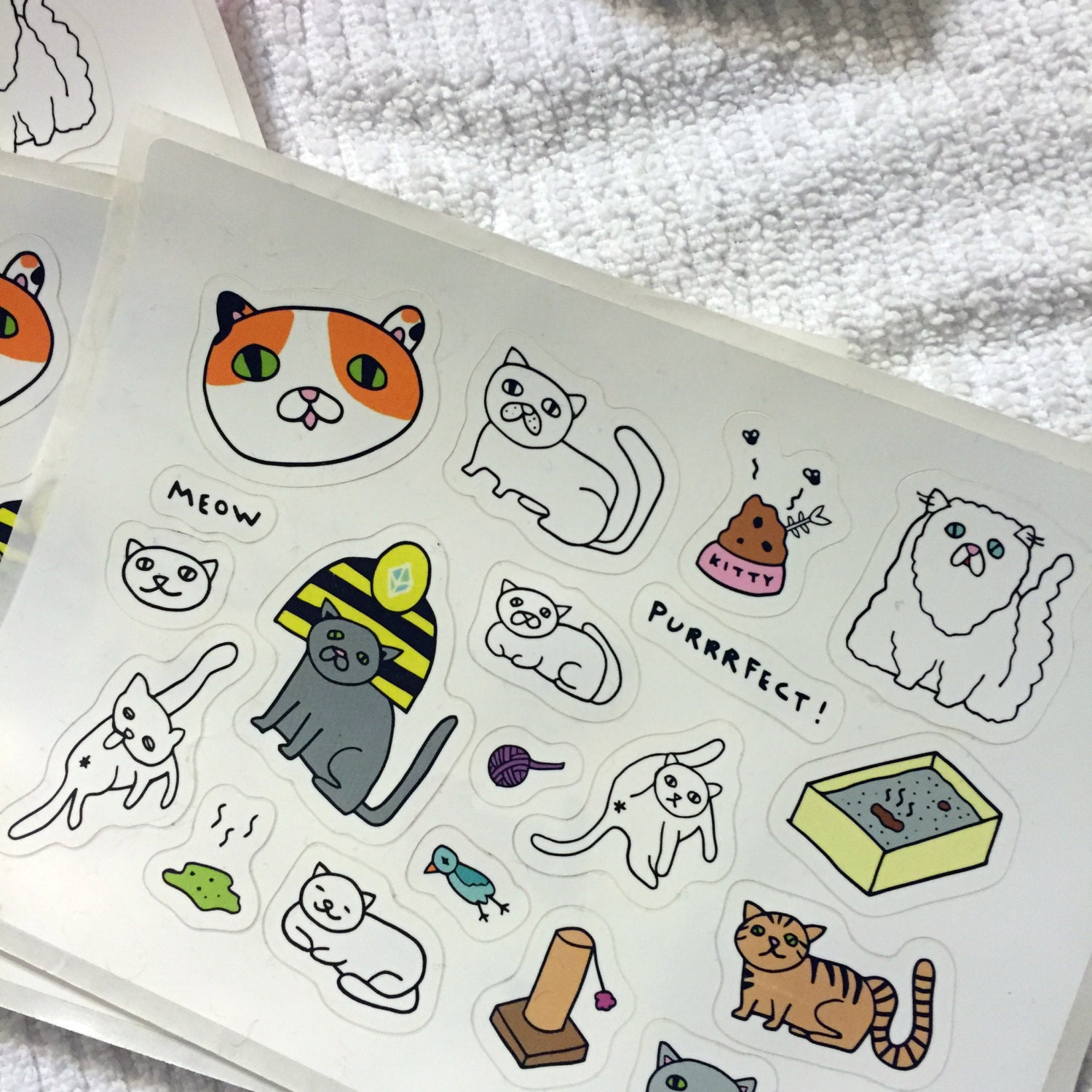CAT STICKERS - Etsy
