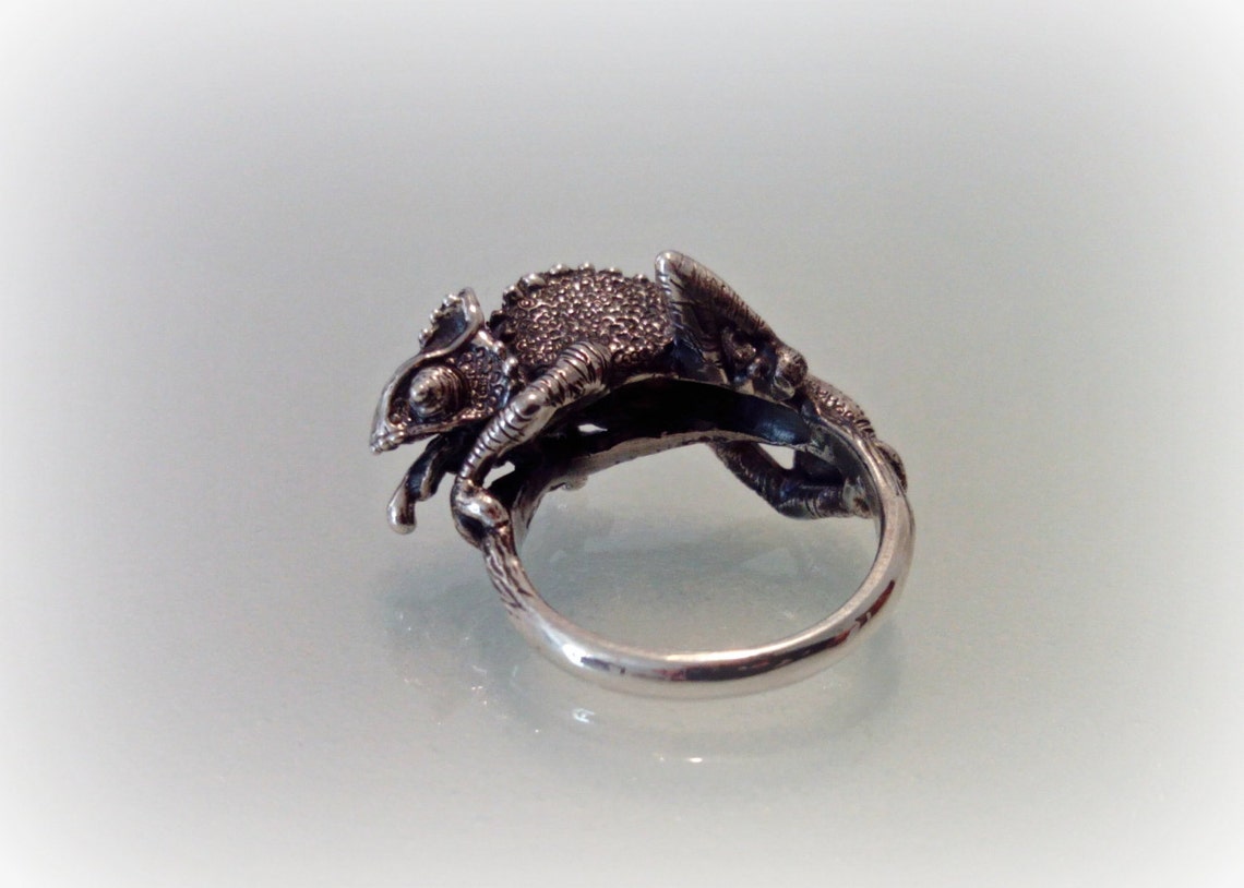 Chameleon Ring II. Sterling Silver Free Shipping 10% - Etsy