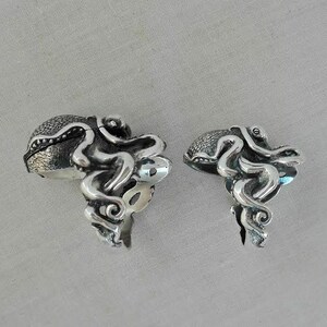 Small Octopus Ring L. Sterling Silver Free Shipping - Etsy