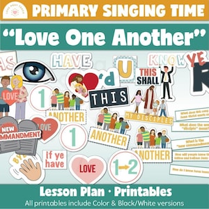 Primary Singing Time: Love One Another - Etsy