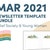 August 2021 Editable Newsletter Bundle - Etsy