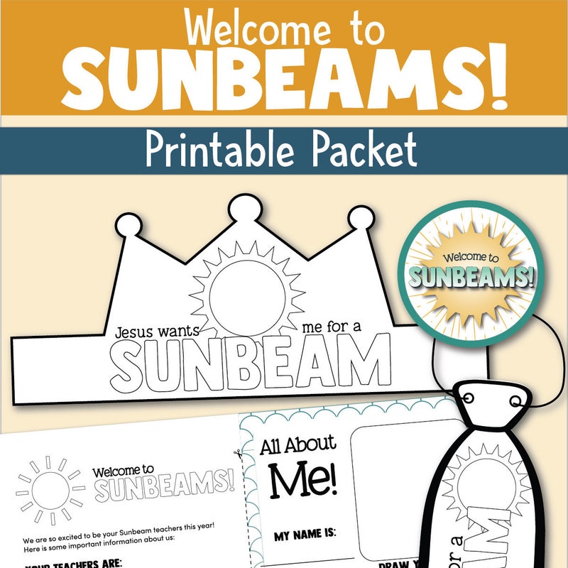 Sunbeam Lds Printable - Etsy