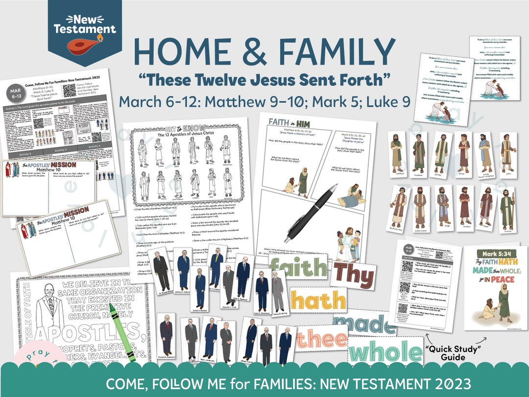 Come, Follow Me—for Individuals and Families: Mar 6-12,“these Twelve ...