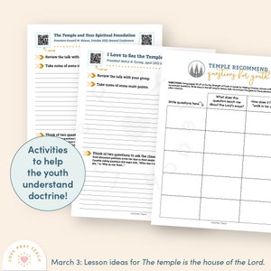 Youth Sunday School 2024 Printable Lesson Pack for February 26–march 3: ...