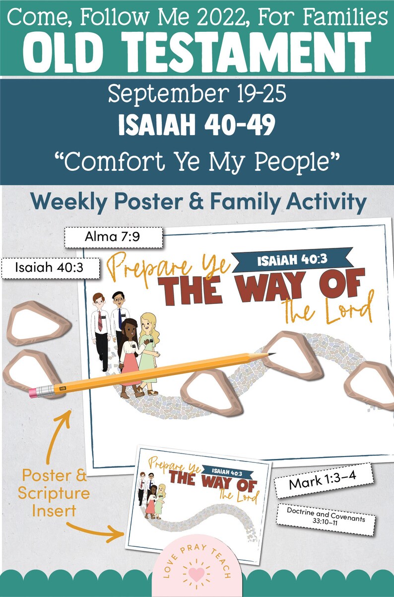 Come Follow Mefor Individuals and Families: Isaiah 40-49 - Etsy
