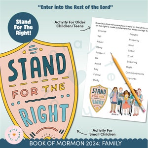 Families June 24-30, Alma 13-16:enter Into the Rest of the Lord, A ...