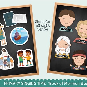 Primary Singing Time: Book of Mormon Stories - Etsy
