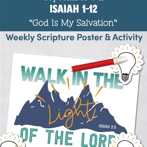 Come, Follow Me—for Individuals and Families: Isaiah 1-12 “god is My ...