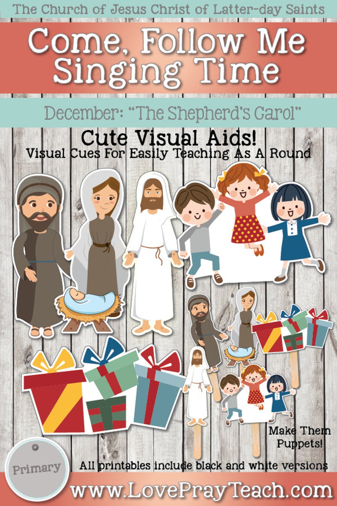 Come Follow Me for Primary-2019 December: Singing Time the | Etsy