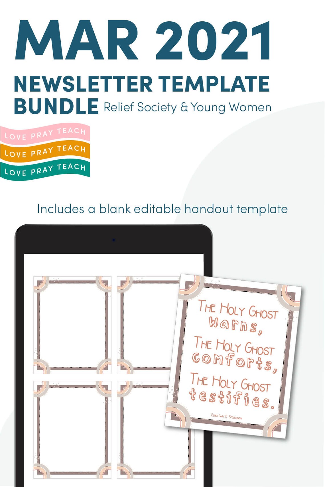 May 2021 Editable Newsletter Bundle - Etsy