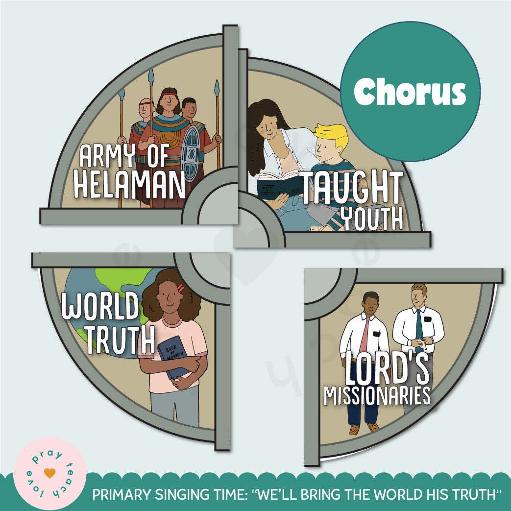 Primary Singing Time: Well Bring the World His Truth - Etsy