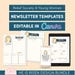 Editable Primary Newsletter Template Bundle 2 - Three Designs Included ...