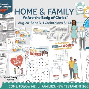 Come, Follow Me—for Individuals and Families: August 28-sept 3, Ye Are ...