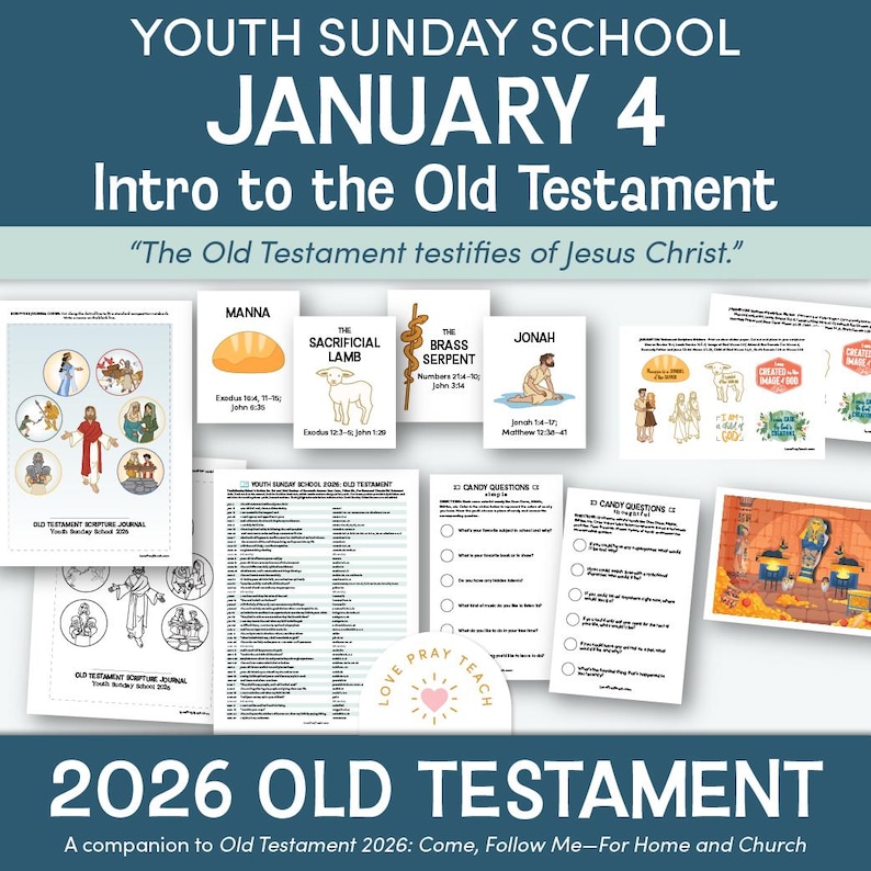 Introduction to the Old Testament | Dec 29-jan 4, 2026 | Youth Sunday ...