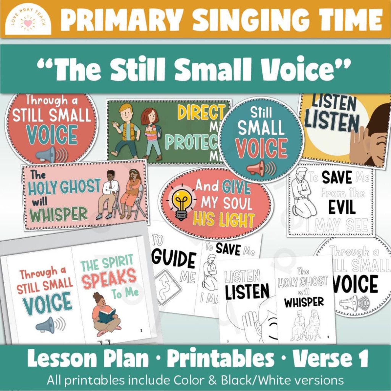 Primary Singing Time: the Still Small Voice - Etsy