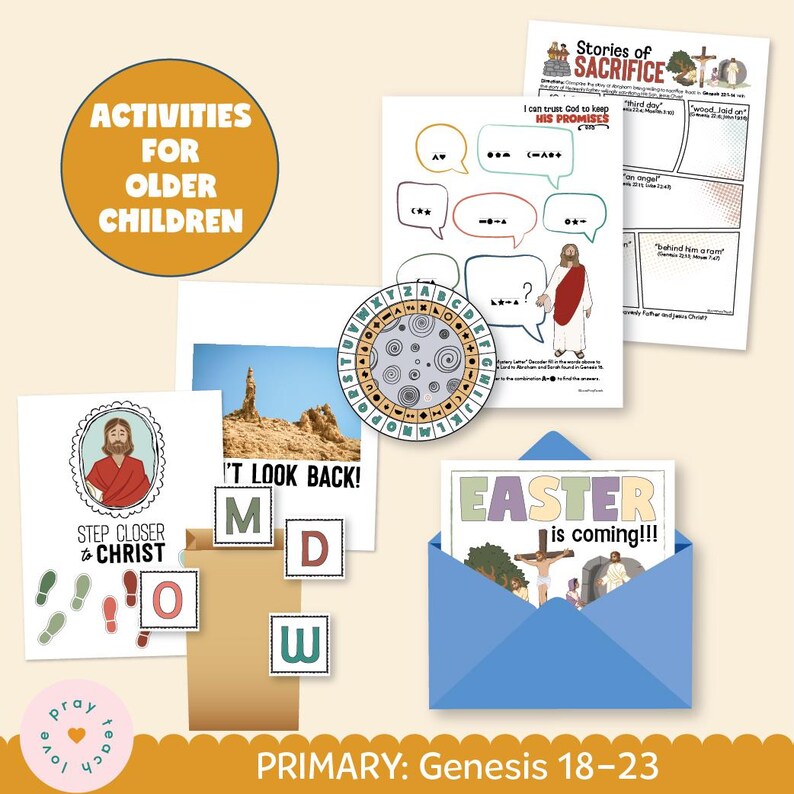 Genesis 18–23 | Feb 23–mar 1, 2026 | Primary | A Come, Follow Me ...