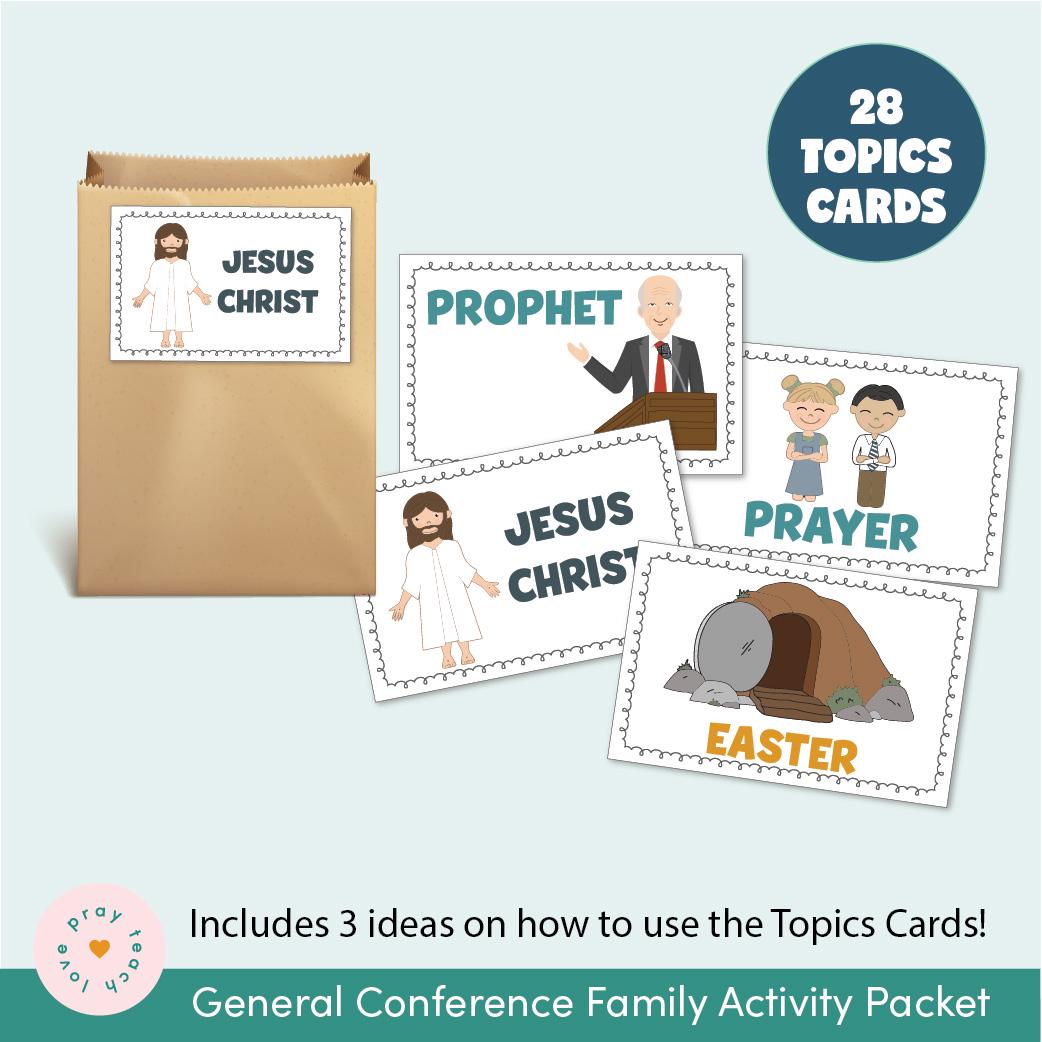 General Conference Activity Packet - Etsy
