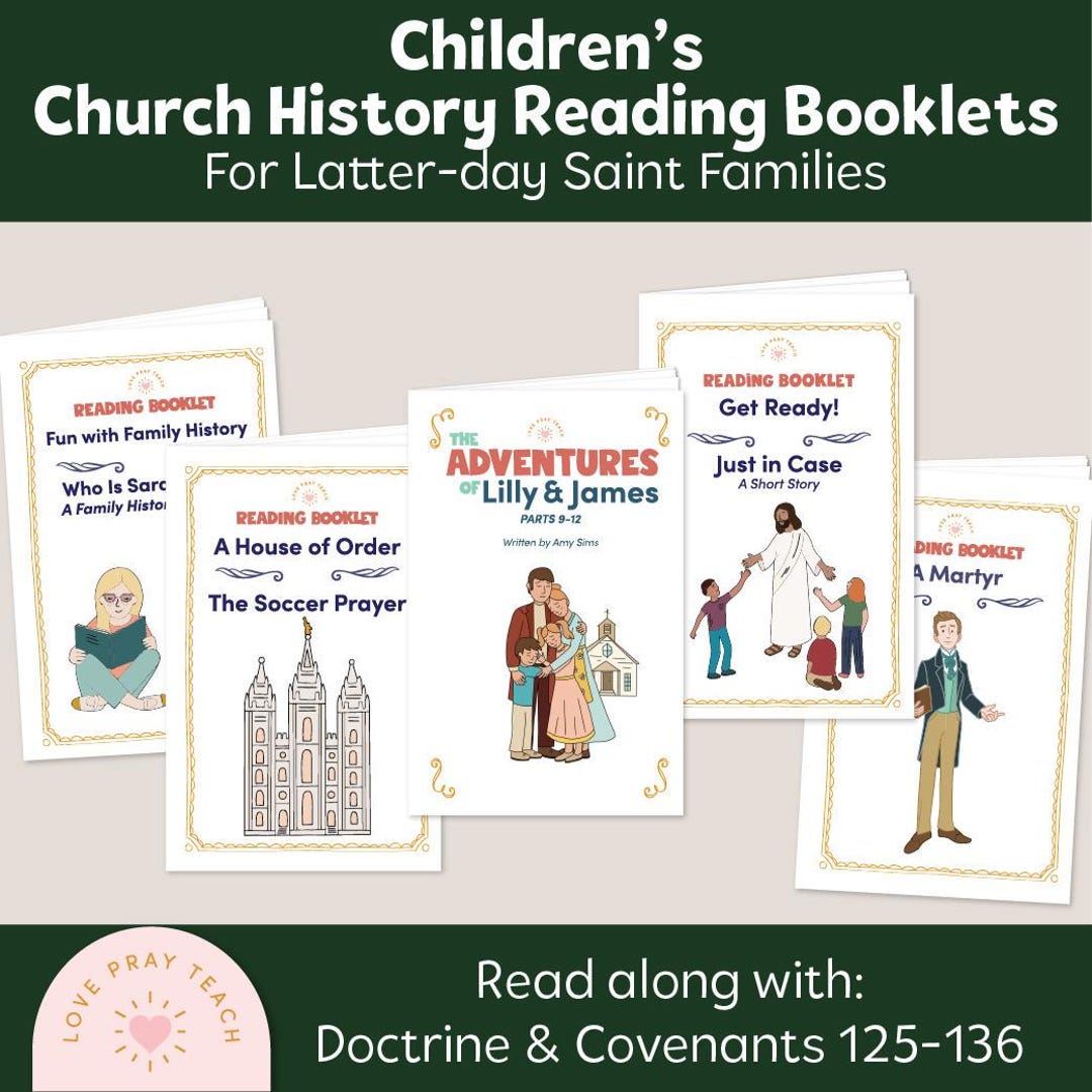 Church History Reading Booklets for Children - Doctrine and Covenants ...