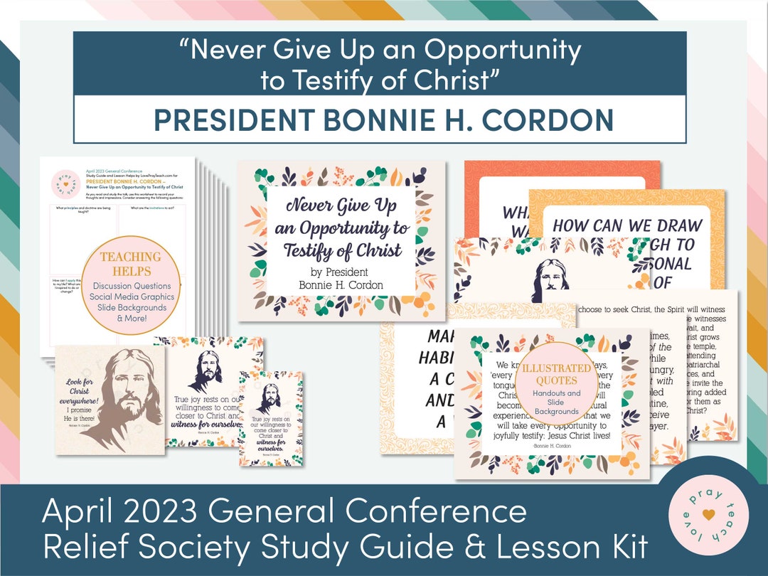 April 2023 General Conference: Sister Bonnie H. Cordon "never Give up ...