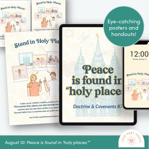 Young Women and Young Men 2025 August 4–10: “stand Ye in Holy Places ...