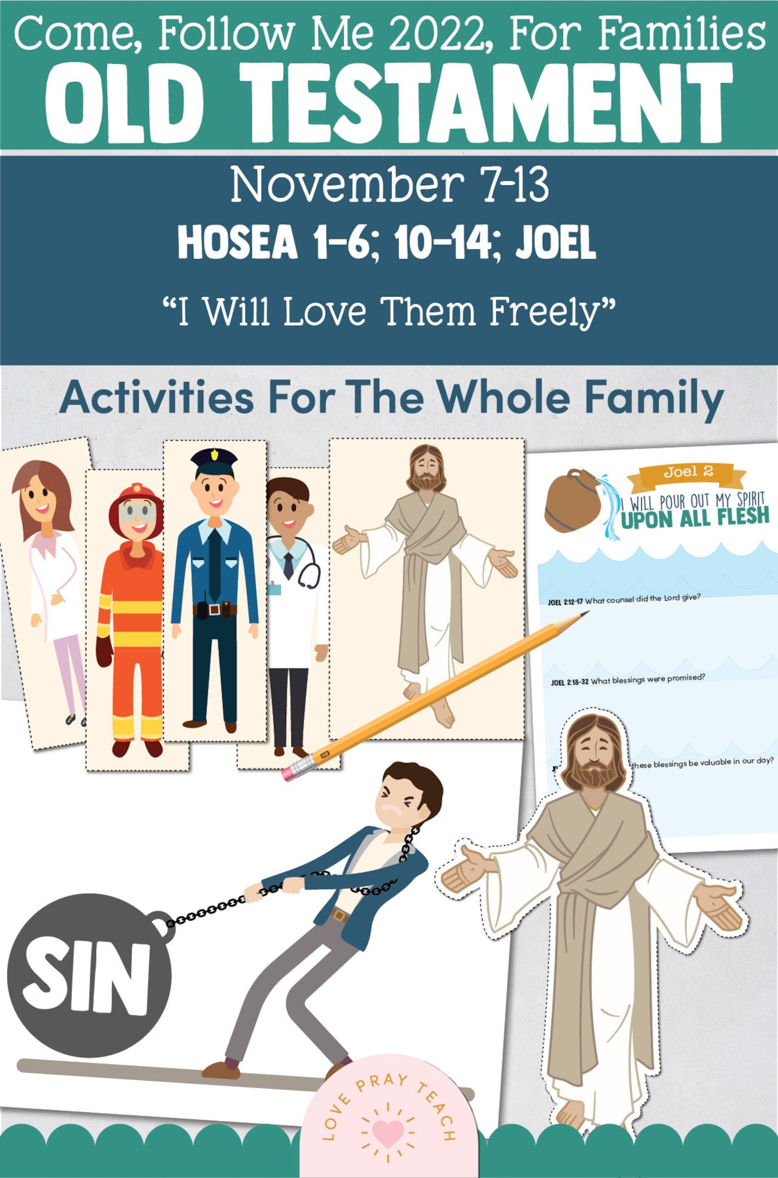 Come Follow Mefor Individuals and Families: Hosea 16 - Etsy