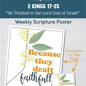 Come, Follow Me—for Individuals and Families: 2 Kings 17–25;“he Trusted ...