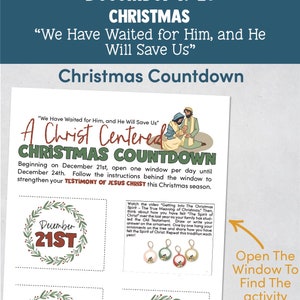 Come, Follow Me—for Individuals and Families: Dec 19-25,christmas “we ...