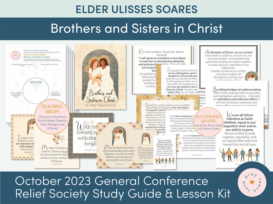 October 2023 General Conference: Elder Ulisses Soares "brothers and ...