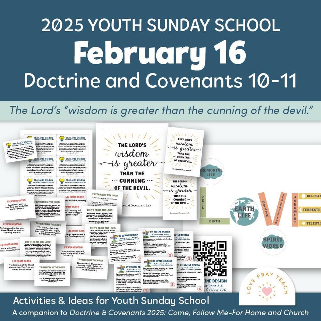Youth Sunday School 2025 February 10–16: “that You May Come off ...