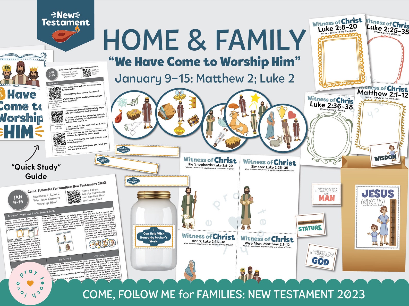 Come Follow Mefor Individuals and Families: Jan 9-15we - Etsy