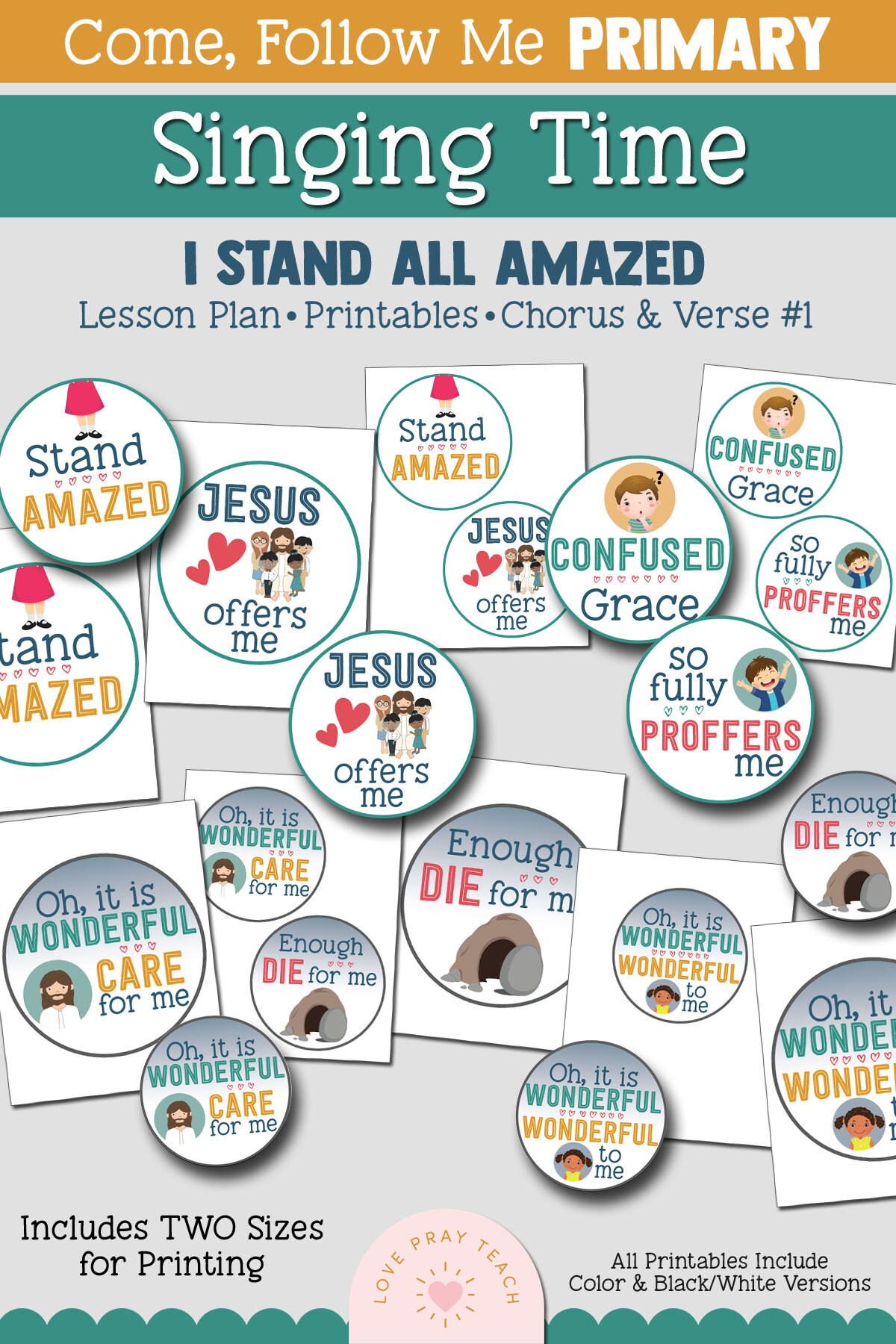 Come Follow Me for Primary Singing Time: 2021 i Stand - Etsy