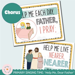 Primary Singing Time: Help Me, Dear Father - Etsy