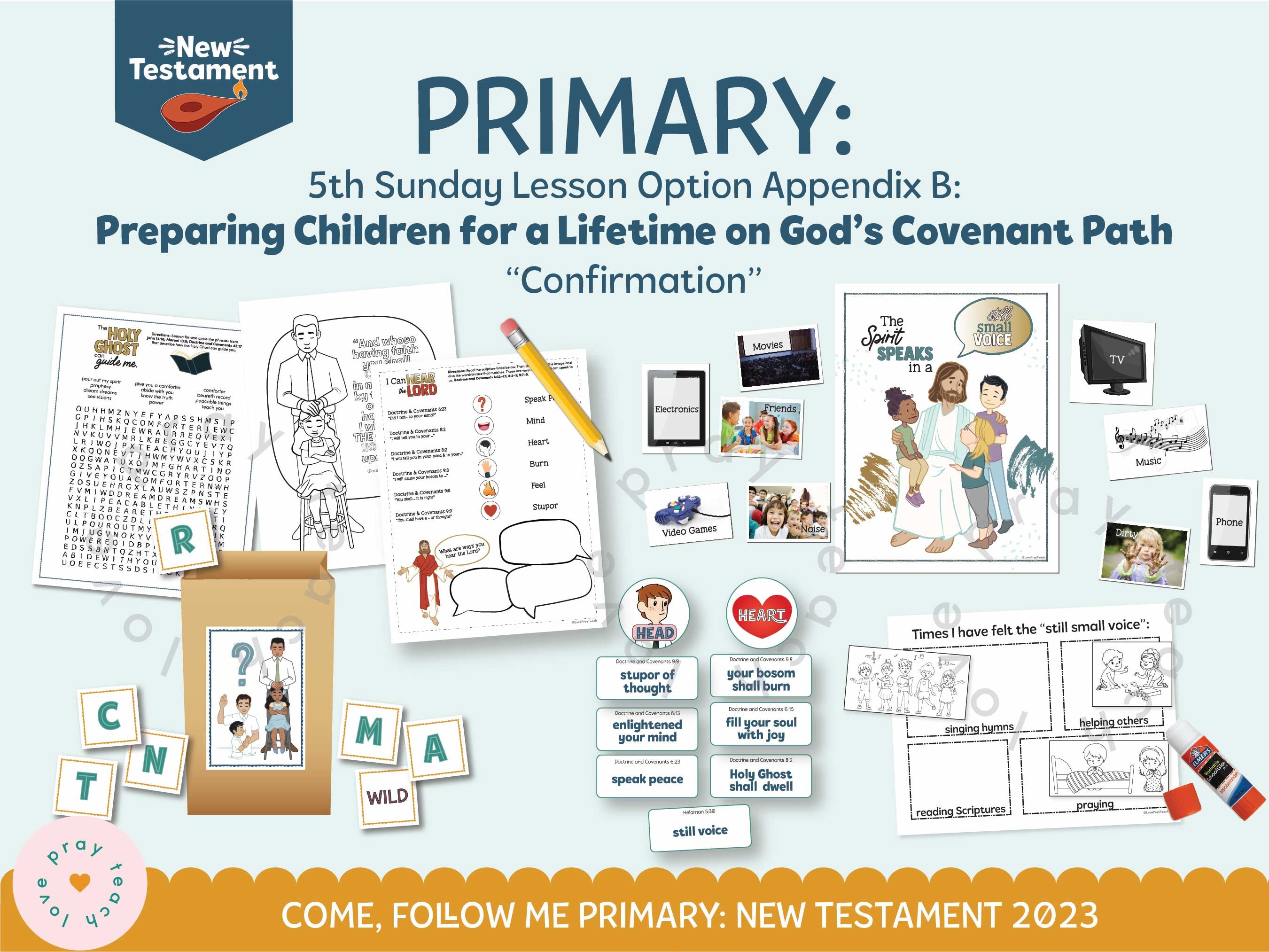 Come, Follow Me for Primary Appendix B-preparing Children for a ...