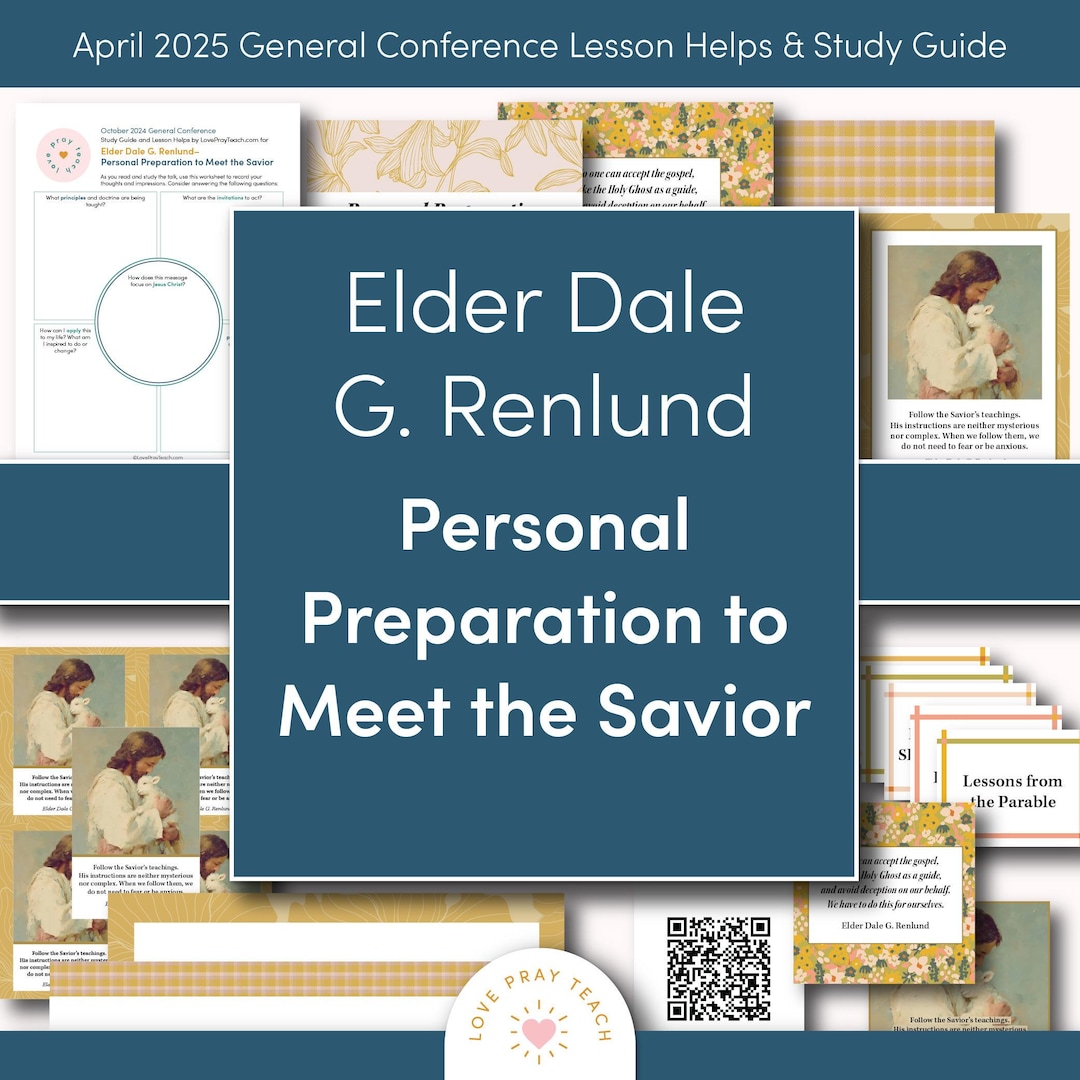 April 2025 General Conference: Elder Dale G. Renlund "personal ...