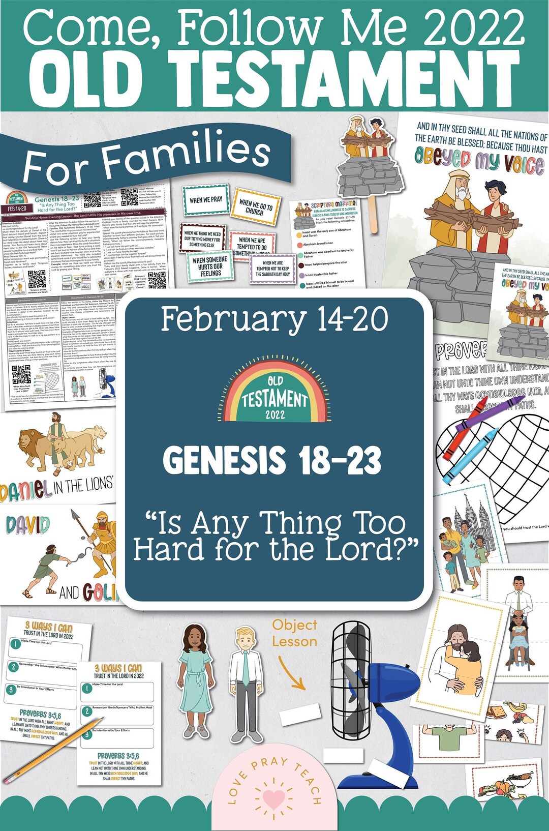 Come, Follow Me—for Individuals and Families Genesis 18–23:february 14 ...