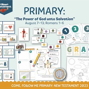 Come, Follow Me for Primary 2023: August 7–13 Romans 1–6 “the Power of ...