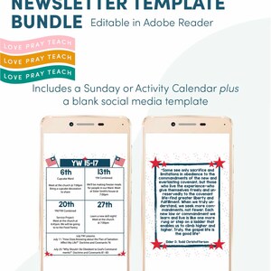 July 2021 Editable Newsletter Template Bundle - Etsy
