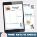 Editable Primary Newsletter Template Bundle 2 Three Designs Included - Etsy