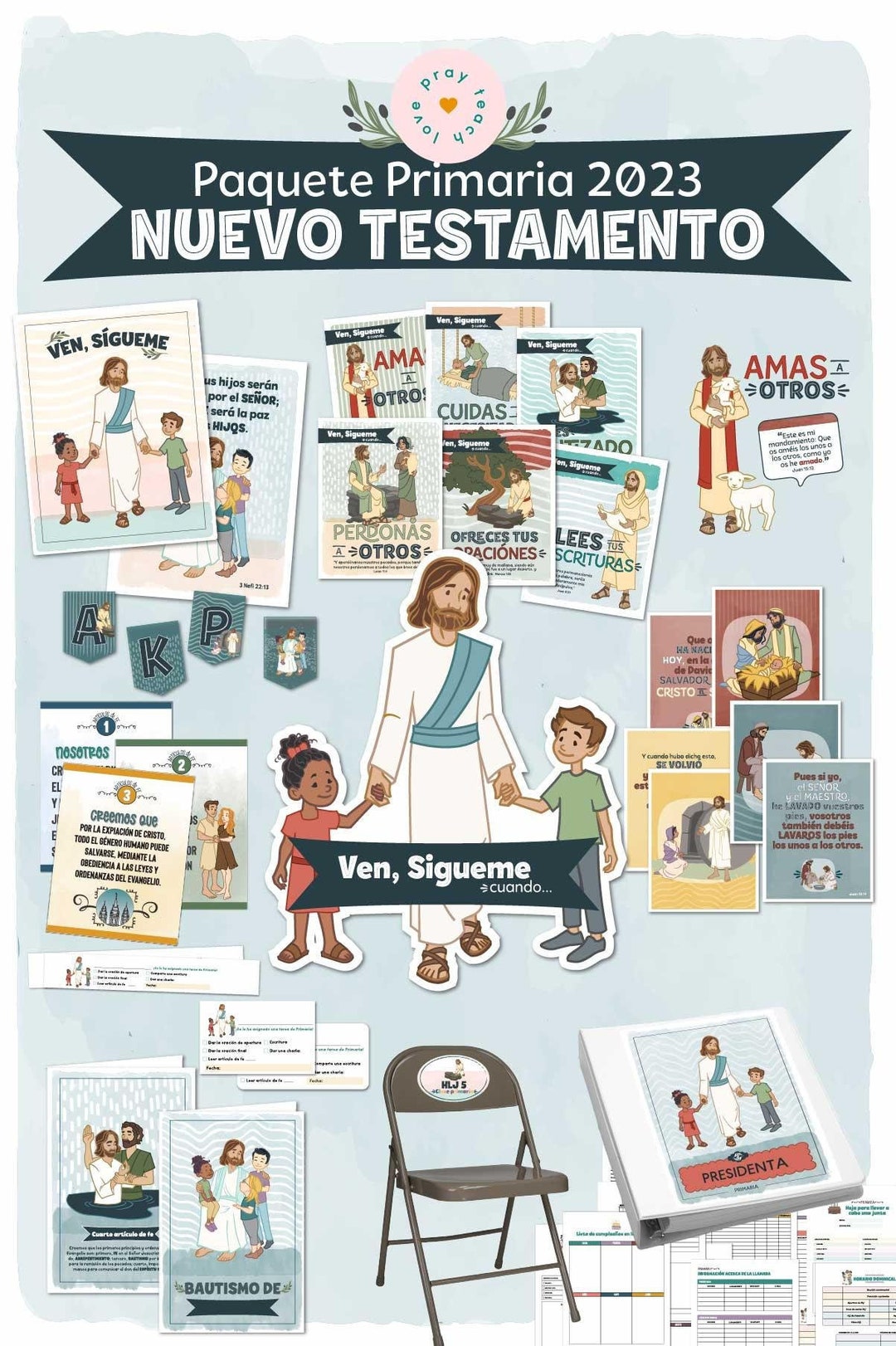 Paquete Primario Del Nuevo Testamento 2023 (español) - Etsy